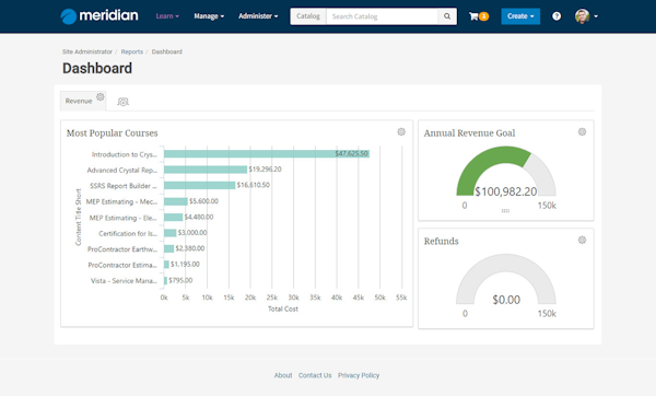 Meridian Global LMS Software - 2021 Reviews & Pricing