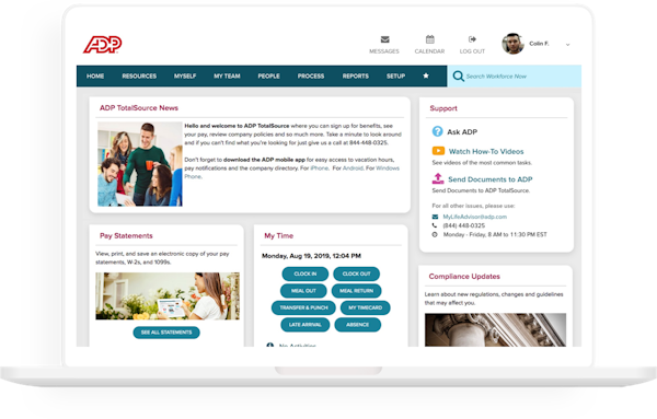 ADP TotalSource Software - 2020 Reviews, Pricing & Demo