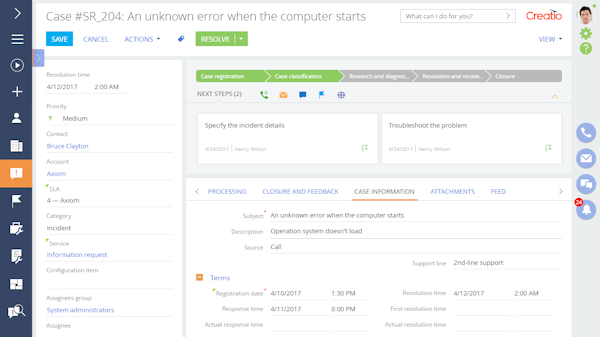 Studio Creatio Enterprise Software - 2020 Reviews, Pricing & Demo