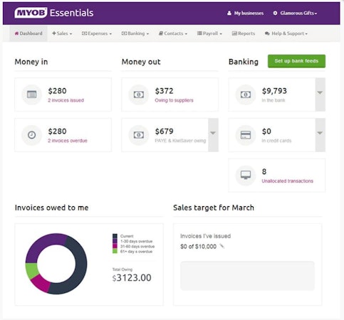 MYOB Essentials Software - 2020 Pricing, Features & Demo
